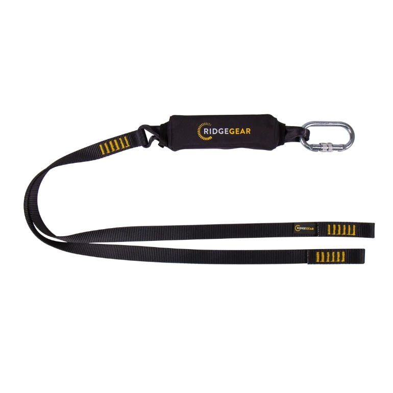 Ridgegear - RGL3 Twin Leg Webbing Lanyard & Shock Absorber