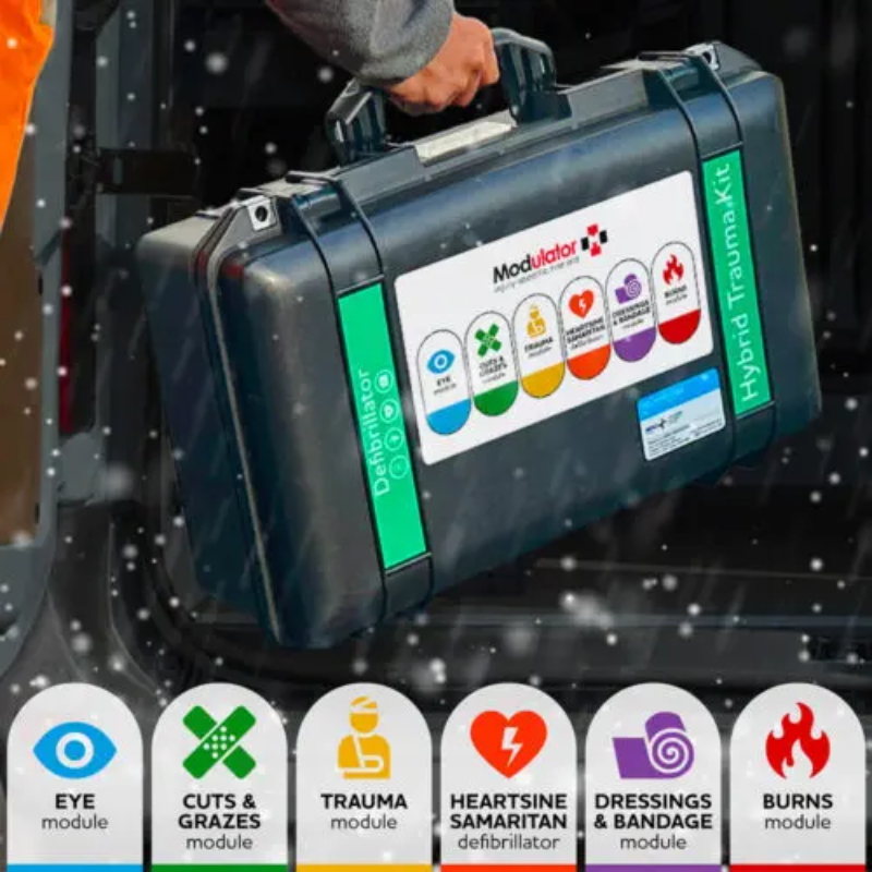 Hybrid Trauma Kit with 500P AED - Altitude Safety